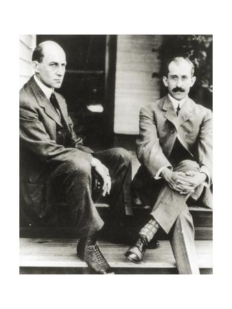 'The Wright Brothers, Orville and Wilbur Wright, 1909' Photographic ...