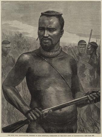 'The Zulu War, Dabulamanzi, Brother of King Cetewayo, Commander of the ...