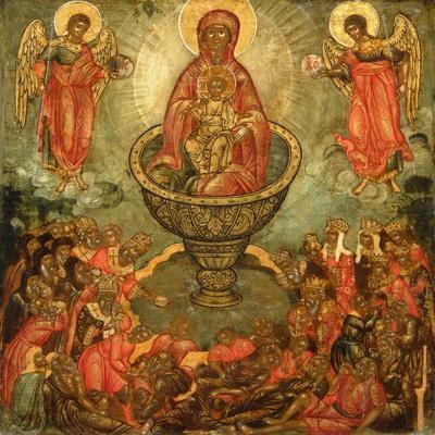 Theotokos Life-Giving Spring, End of 17th C Giclee Print | AllPosters.com