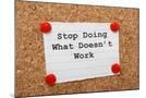 'Stop Doing What Doesn't Work' Photographic Print - thinglass ...