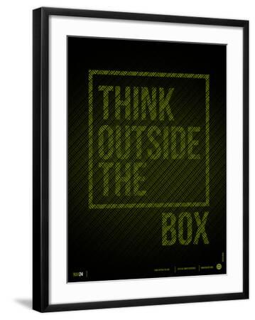 'Think Outside of The Box Poster' Print - NaxArt | AllPosters.com