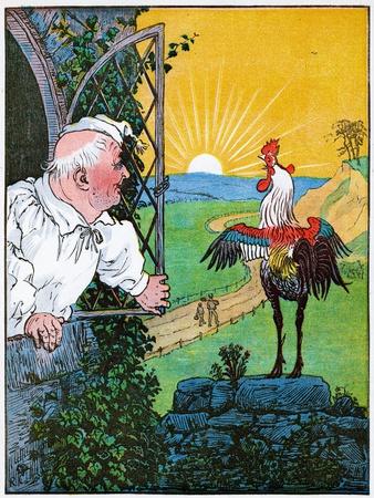 'this is the Rooster that Crowed in the Morn, that Woke the Judge All ...