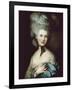 A Woman in Blue (Portrait of the Duchess of Beaufort) Prints - Thomas ...