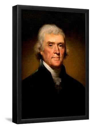 'Thomas Jefferson Portrait Historic Art Print Poster' Photo ...