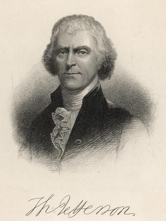 'Thomas Jefferson Third President of the United States' Photographic ...