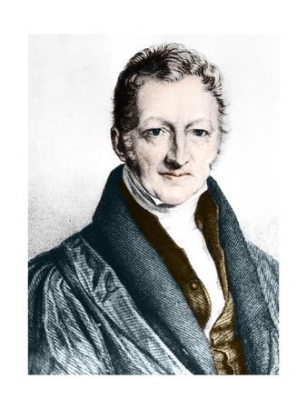 'Thomas Robert Malthus' Giclee Print - English School | AllPosters.com