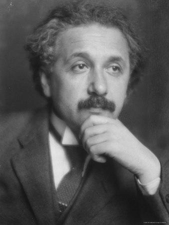 'Thoughtful Portrait of Physicist Albert Einstein' Premium Photographic ...