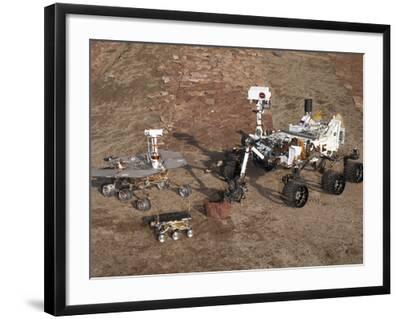 'Three Generations of Mars Rovers' Photographic Print - Stocktrek ...