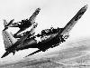 'Three US Navy Dauntless Dive Bombers on a Fighting Mission in the ...