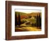 'Through the Hills of Tuscany' Giclee Print - Tim Howe | AllPosters.com