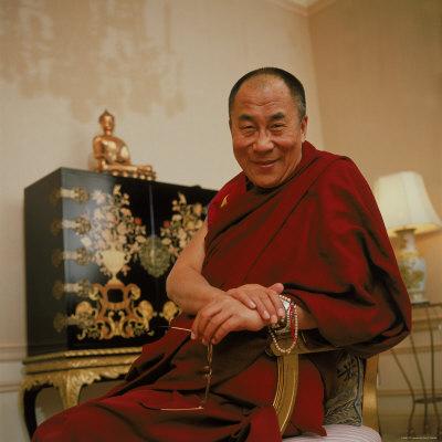 'Tibetan Spiritual Leader in Exile Dalai Lama in Smiling Portrait ...