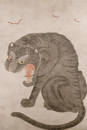'Tiger and Bats (17th/18th Century)' Giclee Print | AllPosters.com