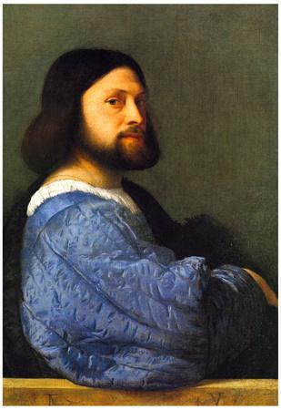 'Titian Portrait of a Man Art Print Poster' Print | AllPosters.com
