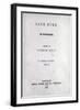 'Title Page to the First Edition of 'Jane Eyre' by Charlotte Bronte ...