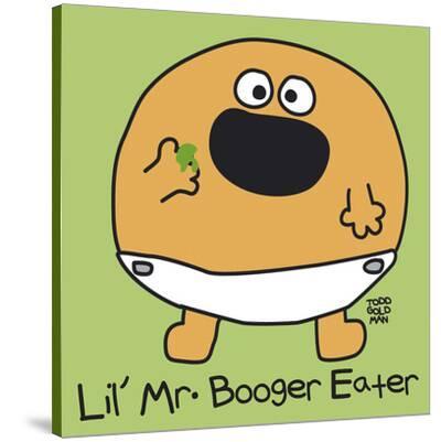 'Lil Mr Booger Eater' Stretched Canvas Print - Todd Goldman ...
