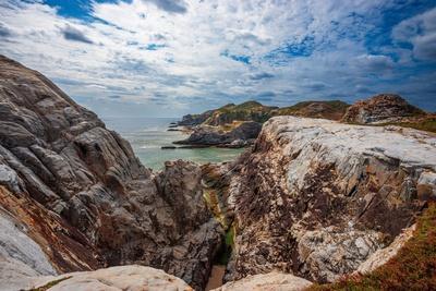 Tokashiki, Okinawa, Japan rural coastal landscapes looking out to the ...