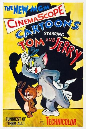 'TOM AND JERRY, from left: Jerry the Mouse, Tom the cat, 1955.' Prints ...
