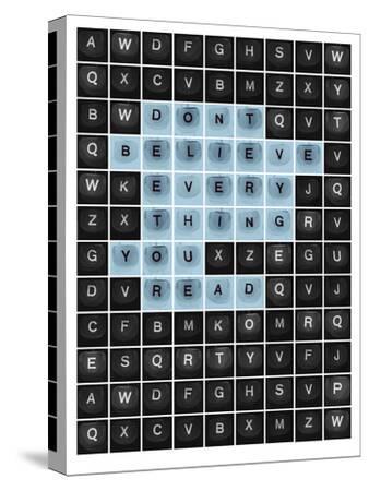 'Bold Type' Stretched Canvas Print - Tom Frazier | AllPosters.com