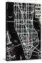 'New York City Map' Stretched Canvas Print - Tom Frazier | AllPosters.com