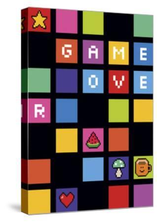 'Retro Games - Over' Stretched Canvas Print - Tom Frazier | AllPosters.com