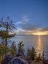 'Sunset at Logan Shoals on the East Side of Lake Tahoe, Nevada, USA ...