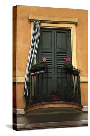 'Provincial Porta - Balcony' Stretched Canvas Print - Tony Koukos ...