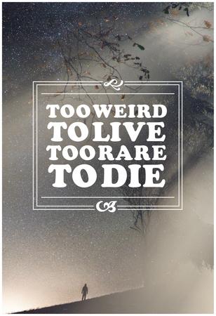 'Too Weird Too Rare' Print | AllPosters.com