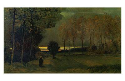 'Toward Evening' Giclee Print - Vincent van Gogh | AllPosters.com