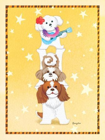 'Rumba Little Dogs' Poster - Tracy Ann | AllPosters.com