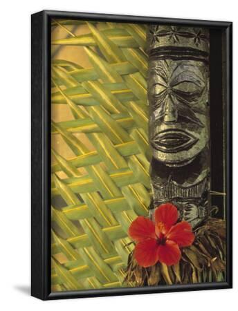 'Traditional Wood Carving, Rarotonga, Cook Islands' Photographic Print ...