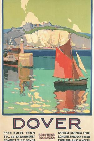 'Travel Poster for Dover, Kent' Posters | AllPosters.com