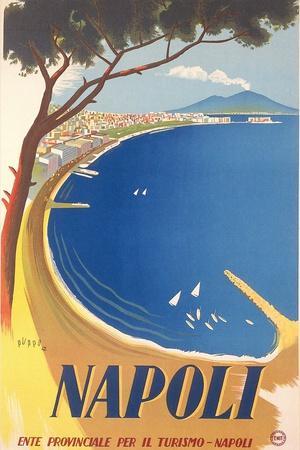 'Travel Poster for Naples' Art | AllPosters.com