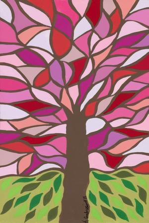 'Tree of Life - Pink' Giclee Print - Kerri Ambrosino | AllPosters.com