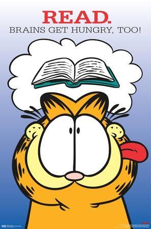 'Garfield - Read' Posters - Trends International | AllPosters.com