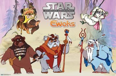 'Star Wars: Ewoks - Group' Posters - Trends International | AllPosters.com