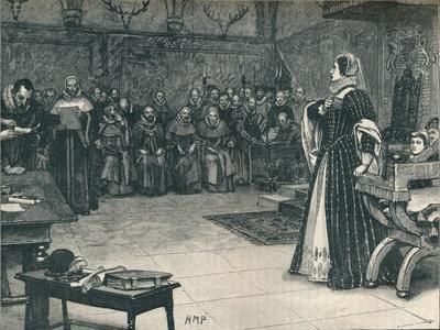 'Trial of Mary Queen of Scots in Fotheringhay Castle, 1586 (1905 ...