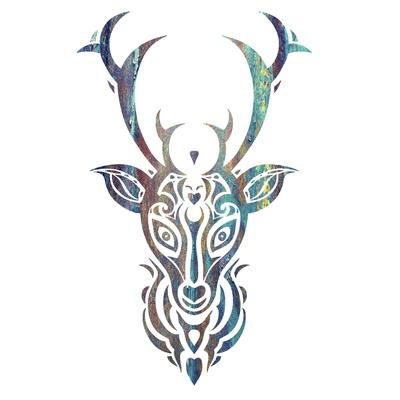 'Tribal Buck 3' Poster - Melody Hogan | AllPosters.com