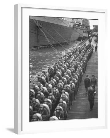 'Troops Ready for D-Day Invasion of Normandy are Reviewed before ...