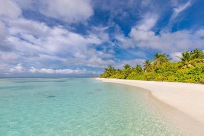 'Tropical beach landscape, amazing coastline, island shore. Amazing ...