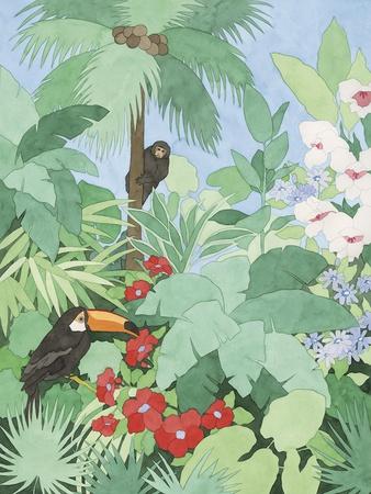 'Tropical Fantasy - Bush' Giclee Print - Kristine Hegre | AllPosters.com