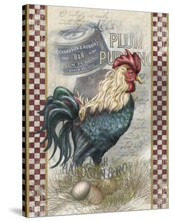 'True Blue Rooster' Stretched Canvas Print - Alma Lee | AllPosters.com