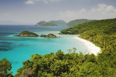 'Trunk Bay at St. John Island in U. S. Virgin Islands' Photographic ...