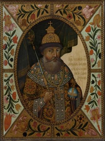 'Tsar Michael I of Russia (From the Tsarskiy titulyarnik (Tsar's Book ...