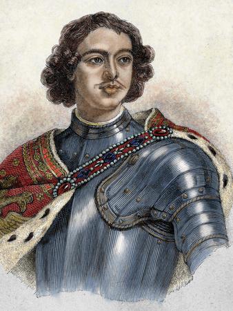 'Tsar of Russia (1682-1725). He Was Proclaimed Tsar after the Death of ...