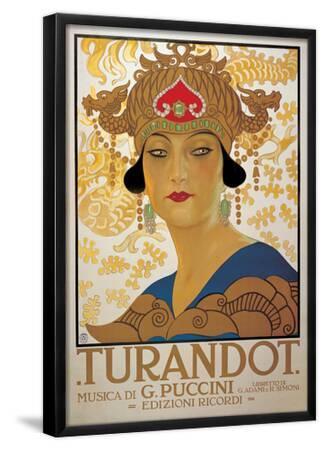 'Turandot (G. Puccini) - Vintage Style Italian Opera Poster' Photo ...