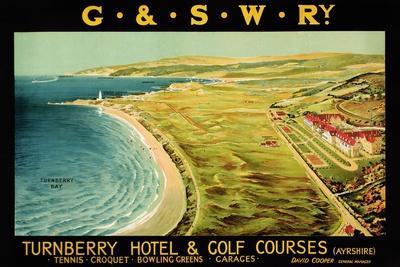 'Turnberry Hotel and Golf Courses, Poster Advertising British Railways ...