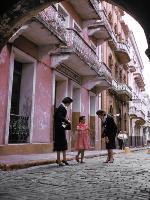 'Two Eastern Airlines Stewardesses Talking to Native Girl on Street ...