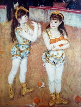 'Two Little Circus Girls, 1850' Giclee Print - Pierre Auguste Renoir ...