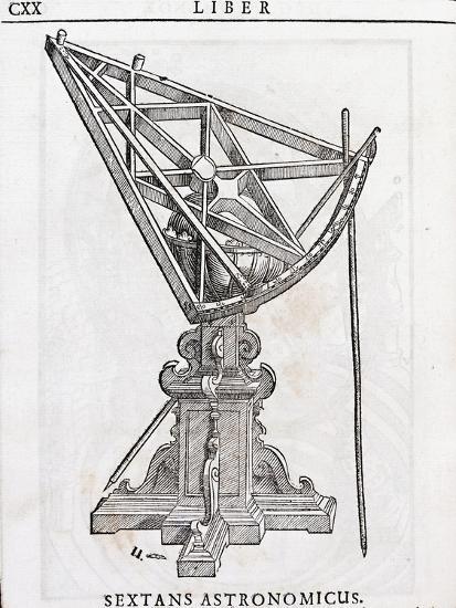 Tycho Brahes Astronomical Sextant Giclee Print