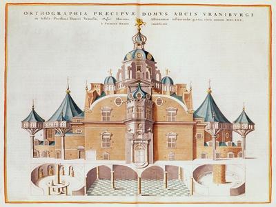'Tycho Brahe's Observatory Uraniborg from Joan Blaeu's 'Atlas Major ...